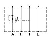 CETOP>STACKING VALVES>MODULAR PRESSURE REDUCING STACKING VALVE